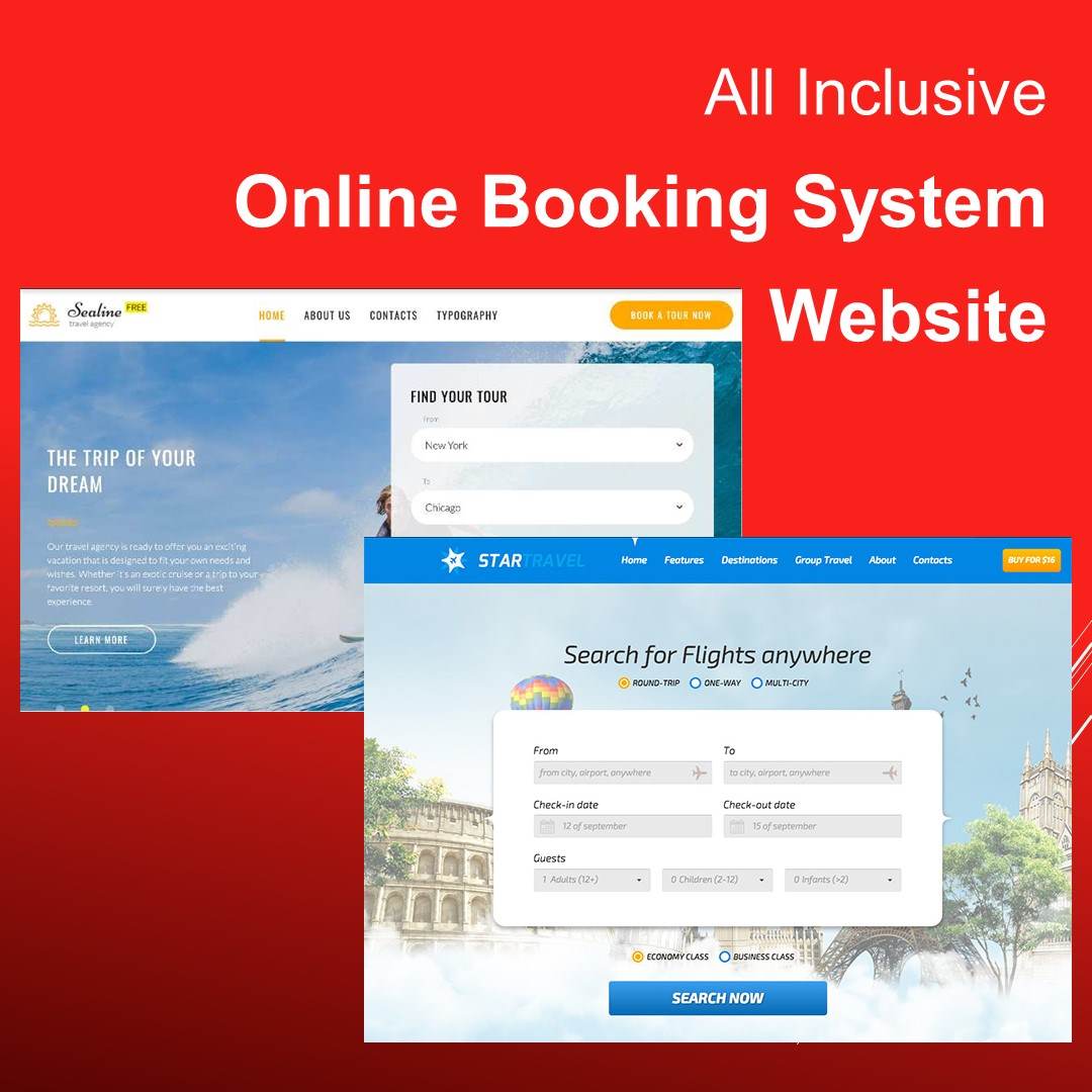 Online Booking System Website - JustSimple UK